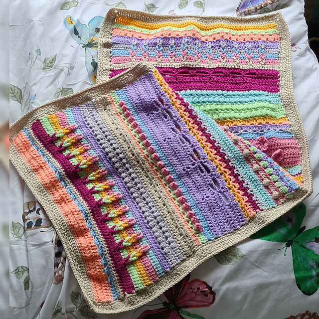 Ravelry: suzybluegirl's Mini Pandemonium Toe Warmer Blanket