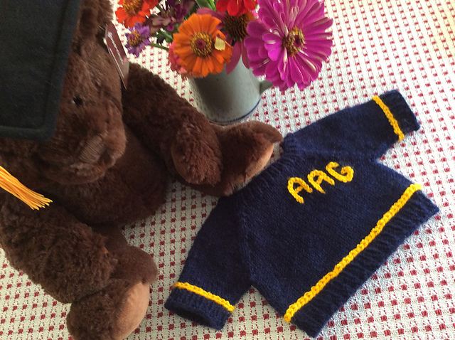 Ravelry: suzymarie's Bear's Graduation Sweater