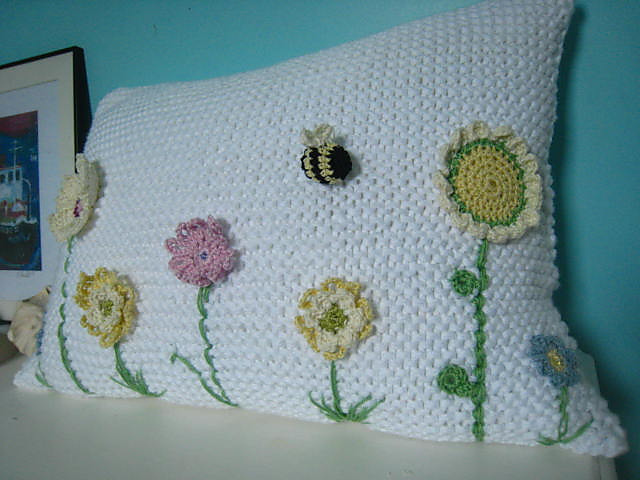 Ravelry: Spring Flowers Blanket and Cushion pattern by Suzy Rai
