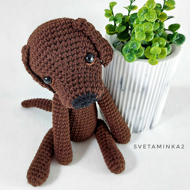 Ravelry: Chocolate Labrador pattern by Sveta Minakova
