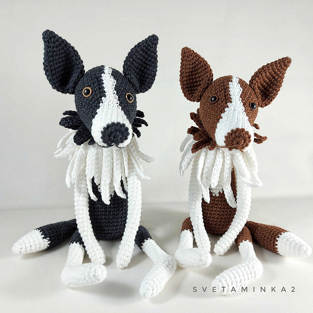 Ravelry: Border Collie amigurumi pattern by Sveta Minakova