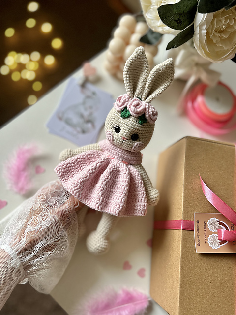 Ravelry: Rabbit Leia pattern by Svitlana Kuzyk