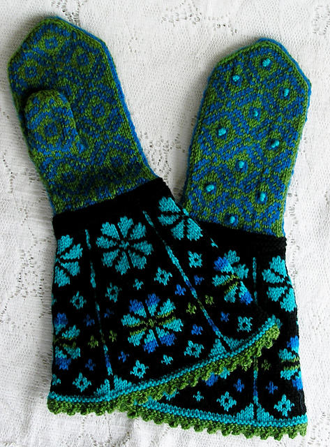 Ravelry: 4-11 Mittens pattern by Anna Zilboorg