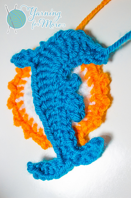 Ravelry: Sunset Dolphin Applique pattern by Ronda Goetz