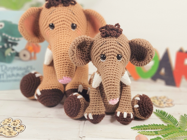 Ravelry: mini mammoth pattern by Carolyne Brodie