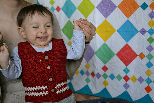 Ravelry: Mendeleev Vest pattern by Debbie Sullivan