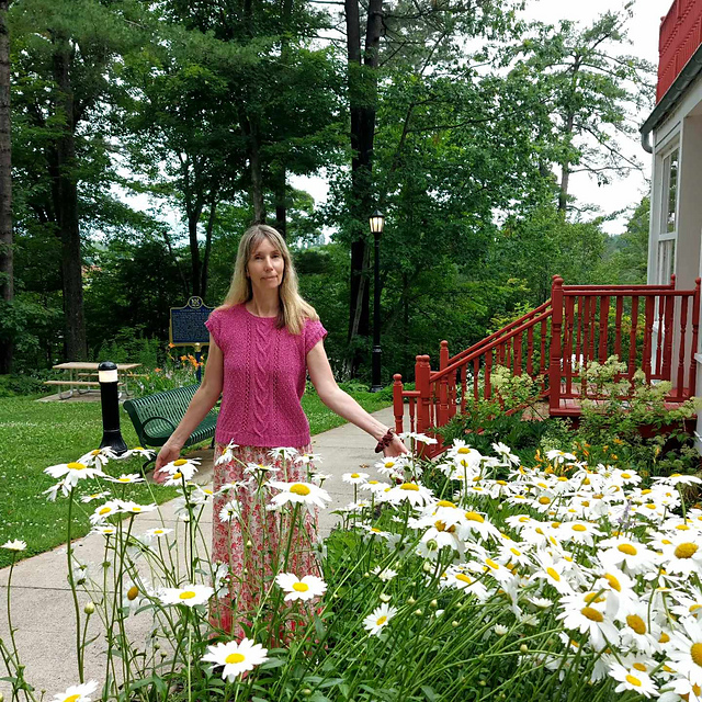 Ravelry: Falling Petals Tee pattern by Michele C Meadows