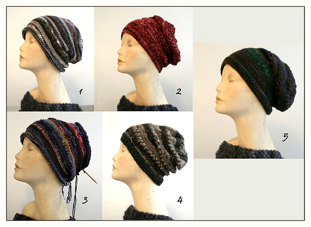 Ravelry: Easy Scrap-Buster Slouch Hat pattern by Swoon Fibers
