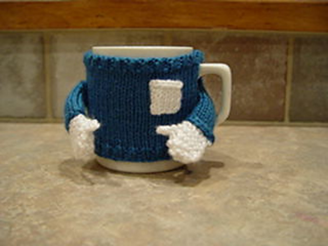 Ravelry: Tooty's Mug Sweater Cozy pattern by DeeAnna Manning