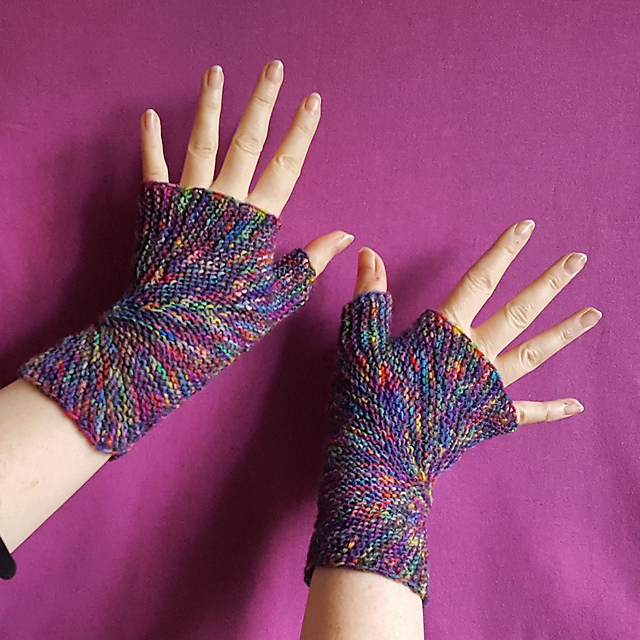 Ravelry: Color Explosion Mitts pattern by Sybil R