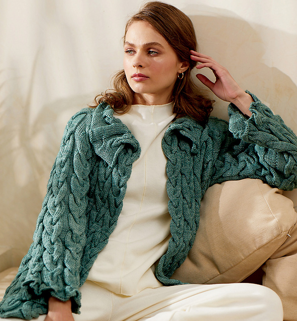 Ravelry: Coastal Cables pattern by Symfonie Yarns