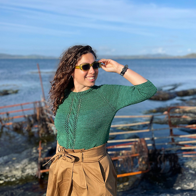 Ravelry: Serpentina sweater pattern by Elise Damstra