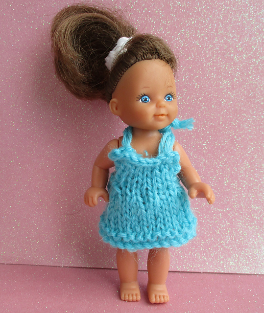 Ravelry: Misty 4 inch Dolls Dress pattern by taffylass knits