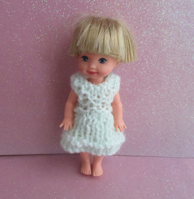 Ravelry: Lily 4 inch Doll Dress pattern by taffylass knits