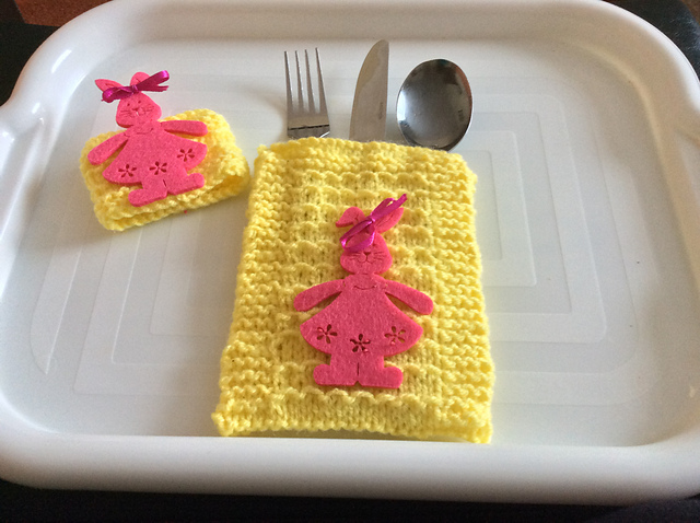 Ravelry: Easter Place Setting pattern by taffylass knits
