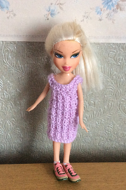 Ravelry: Bratz Lavender Dress pattern by taffylass knits