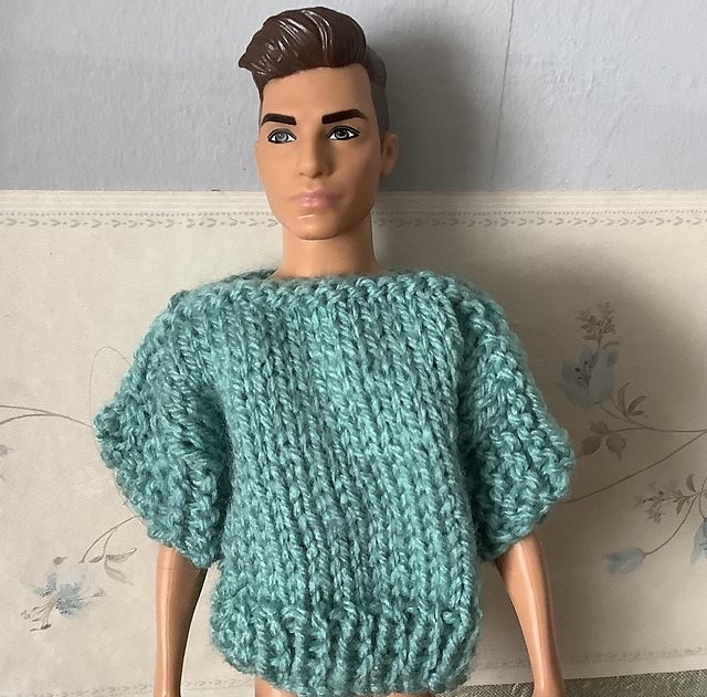 Ravelry: Ken Doll Teeshirt pattern by taffylass knits