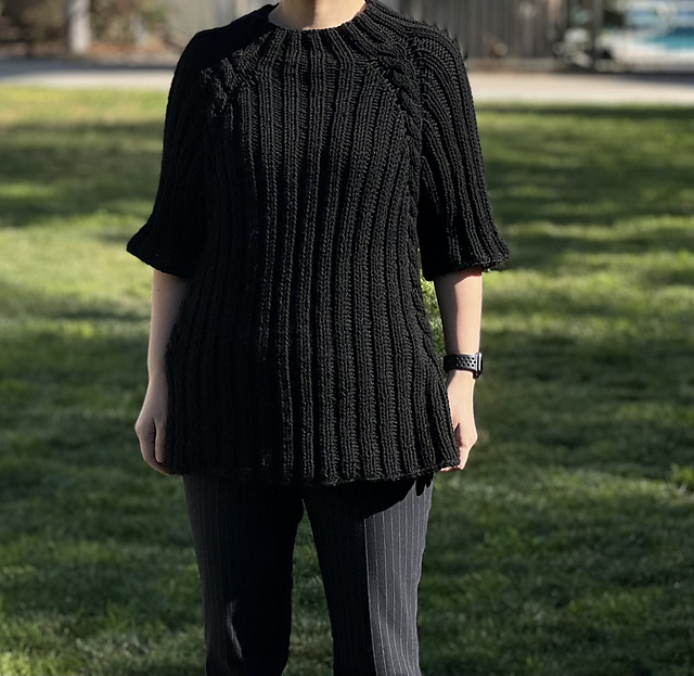 Ravelry: Basic ribbed T pattern by Takako Takiguchi