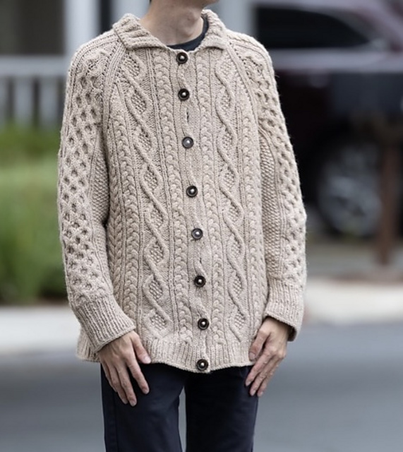 Ravelry: Cosy cable jacket pattern by Takako Takiguchi