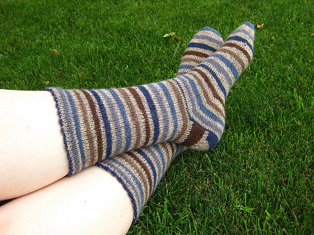 Ravelry: takdpm's Basic Toe-Up Socks With a Heel Flap
