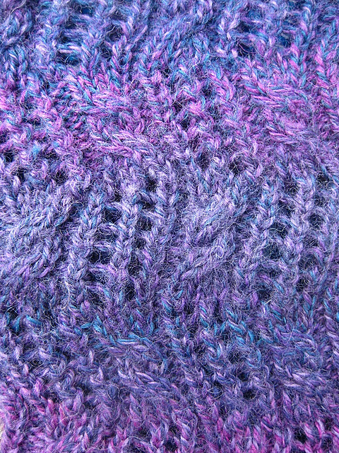 Ravelry: takdpm's Tilting Ladders Cables and Lace Socks