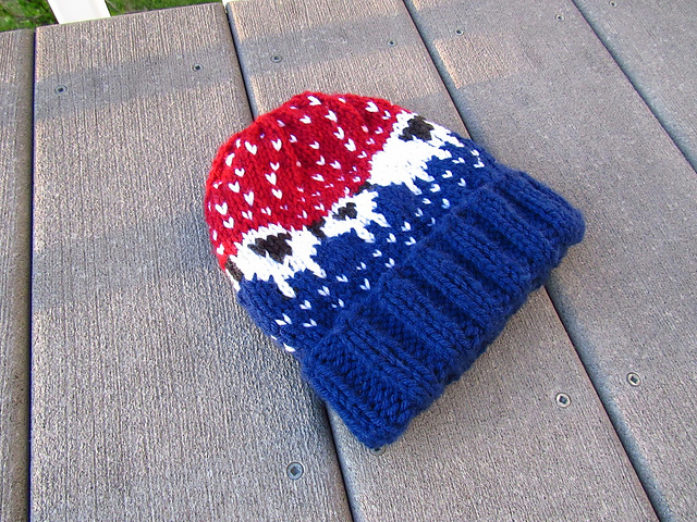 Ravelry: takdpm's Americana Baa-ble Baby Hat