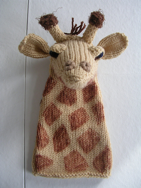 Ravelry: Giraffe Hand Puppet pattern by Diane Trembley-Griffin