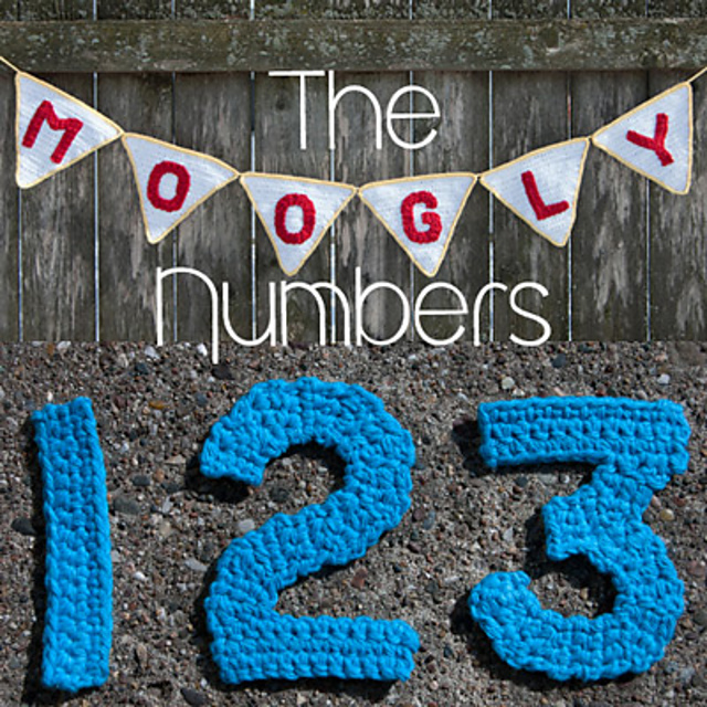 Ravelry: The Moogly Crochet Numbers pattern by Tamara Kelly