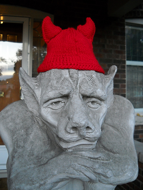 Ravelry: Earflap Devil Hat pattern by PolarKnit