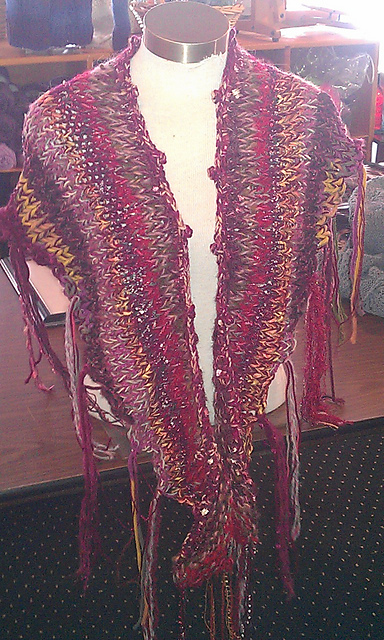 Ravelry: Oriental Rounded Shawl pattern by Feza Yarns