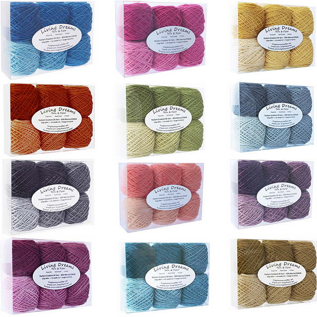 Ravelry: Living Dreams Yarn & Fiber Radiant Gradient