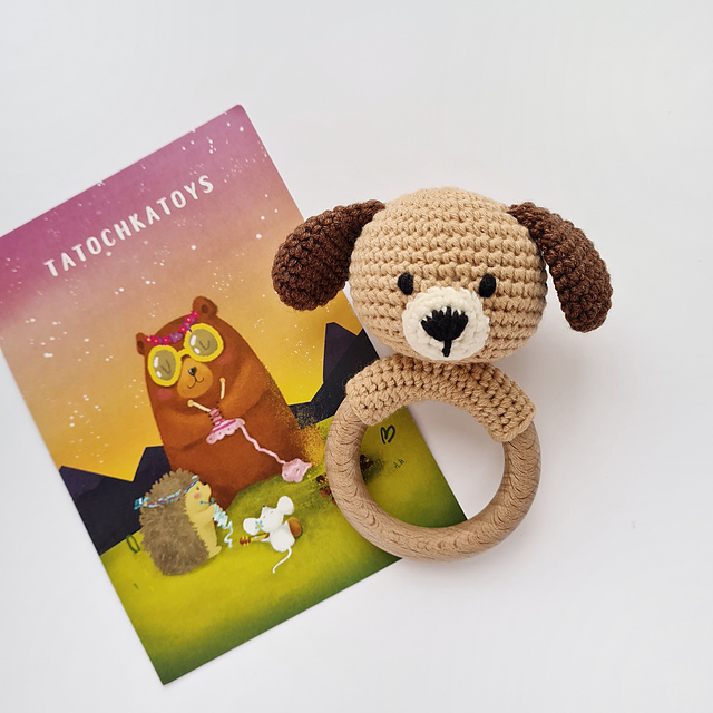 Ravelry: Puppy dog rattle pattern by Yulia Alieksieieva