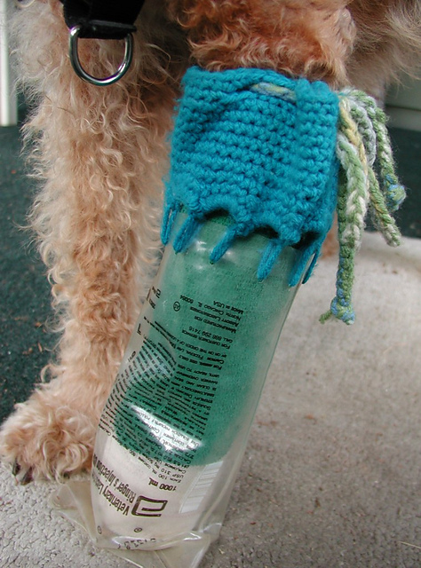 Ravelry: Crocheted Cast-Cover Cuff for a dog pattern by Lenore English