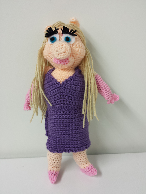 Ravelry: tawnybee's Miss Piggy Muppet Inspired Crochet Pattern