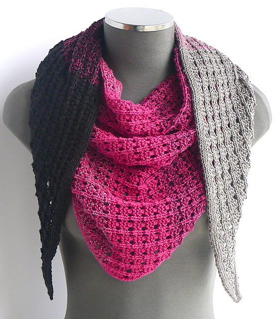Ravelry: Triangular Scarf pattern by The Home of Craft