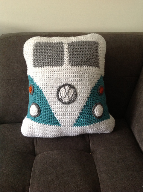Ravelry: TracyCarlucci's VW Van Pillow