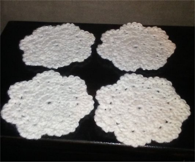 Ravelry: Simple Crochet Doily Coaster pattern by Victoria Weller