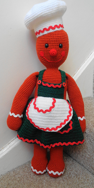 Ravelry: Chip & Cookie Gingerbread Doll pattern by Connie Hughes
