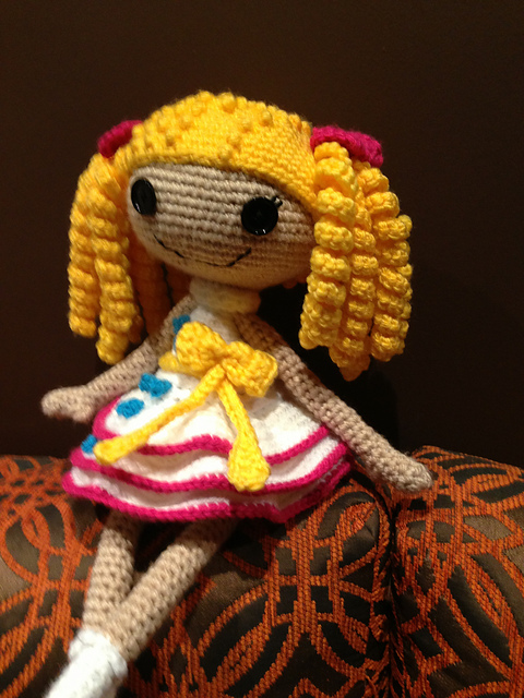 Ravelry: Lala doll in white and yellow pattern by Teresa Alvarez