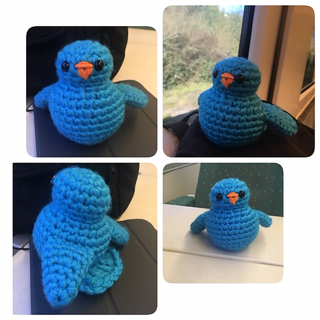Ravelry: Blue chubby bird pattern by Teresa Alvarez