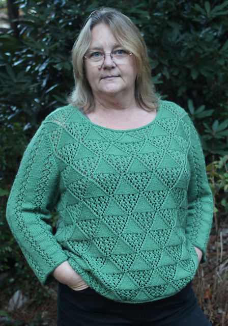 Ravelry: Anna's Lace Sweater pattern by Anna Zilboorg