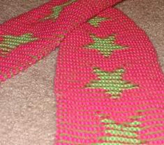 Ravelry: Star Illusion Scarf pattern by Elle Smith