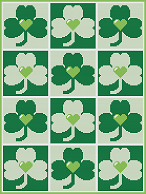 Ravelry: Love Shamrocks pattern by Tevys Creates