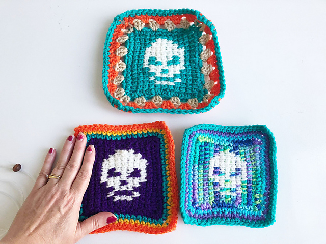 Ravelry: Small Skull Block pattern by Tevys Creates