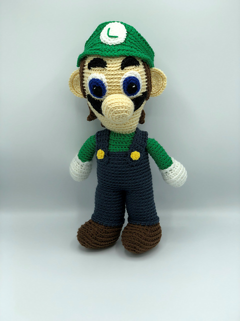 Ravelry: Player 2 (Luigi) pattern by Nicole Ball