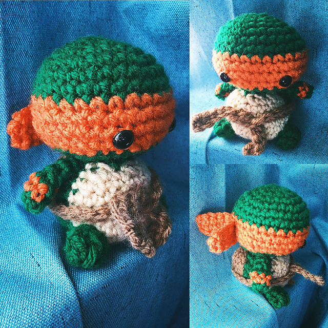 Ravelry: Chibi Teenage Mutant Ninja Turtle pattern by Grandma Thai