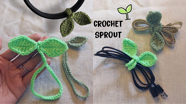 Ravelry: Headphone sprout pattern by Thao Homemade Crochet