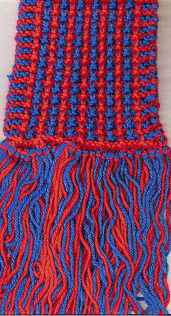 Ravelry: High School Colors Scarf pattern by ADD Knitter