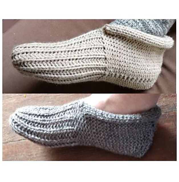 Ravelry: Classic Slippers for Loom Knitters pattern by Kathryn Doubrley ...