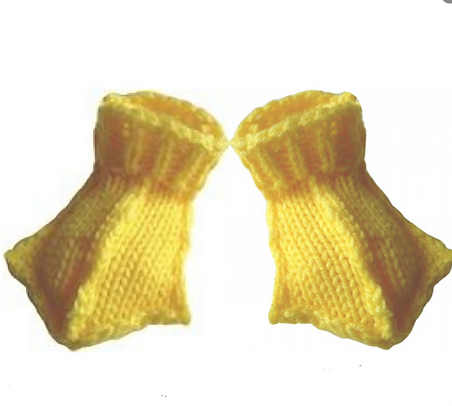 Ravelry: Duck Foot Booties pattern by Kathryn Doubrley-The Answer Lady